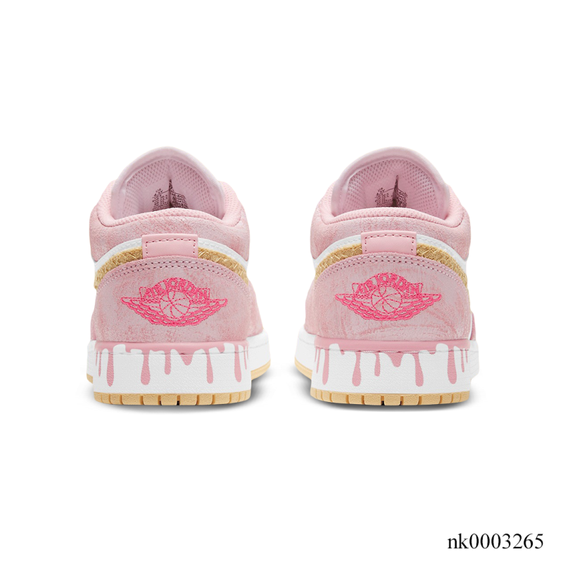AJ 1 Low Paint Drip Shoes Sneakers - nk0003265 - StreetwearCrib